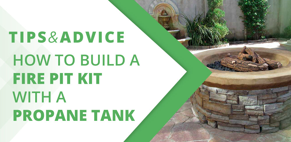 How to Build a Fire Pit Kit with a Propane Tank | FirePits Direct ...
